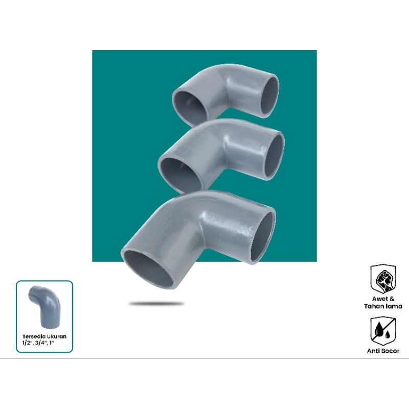 Mdn 1" inch PVC Knee Pipe Connection Pipe Fittings | Shopee Philippines