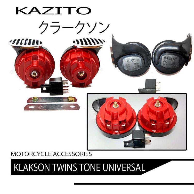 Universal Twin Kazito Car DL-030 Motorcycle Conch Horn | Shopee Philippines