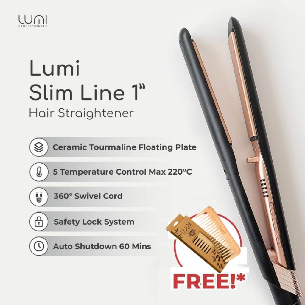 Lumi Hair Styler Vise Slim Straightening Irons 1