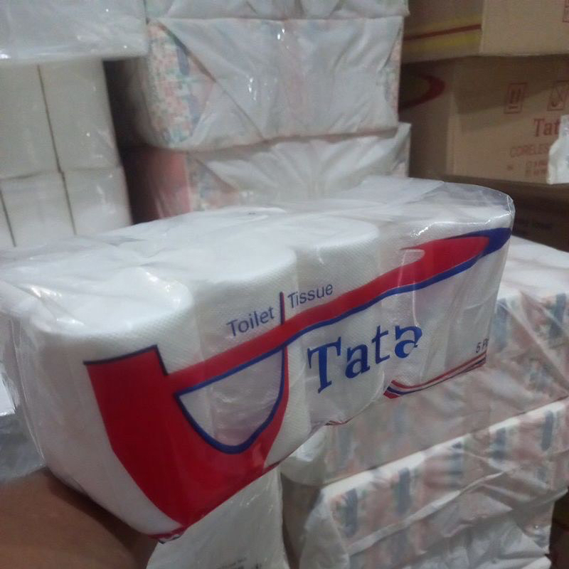 Tata Coreless Tissue - 1 pack contains 5 Rolls - boneless tissue roll ...