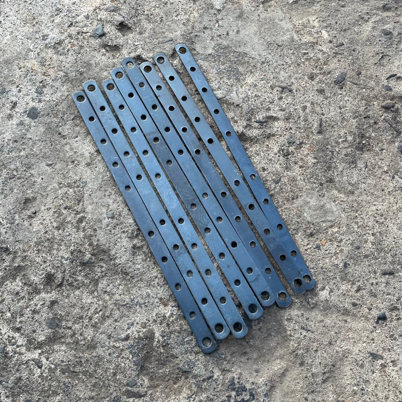 Multipurpose Ruler Plate BRACKET 2mm Thick DANN 3mm Hole 10 & 12mm Raw ...