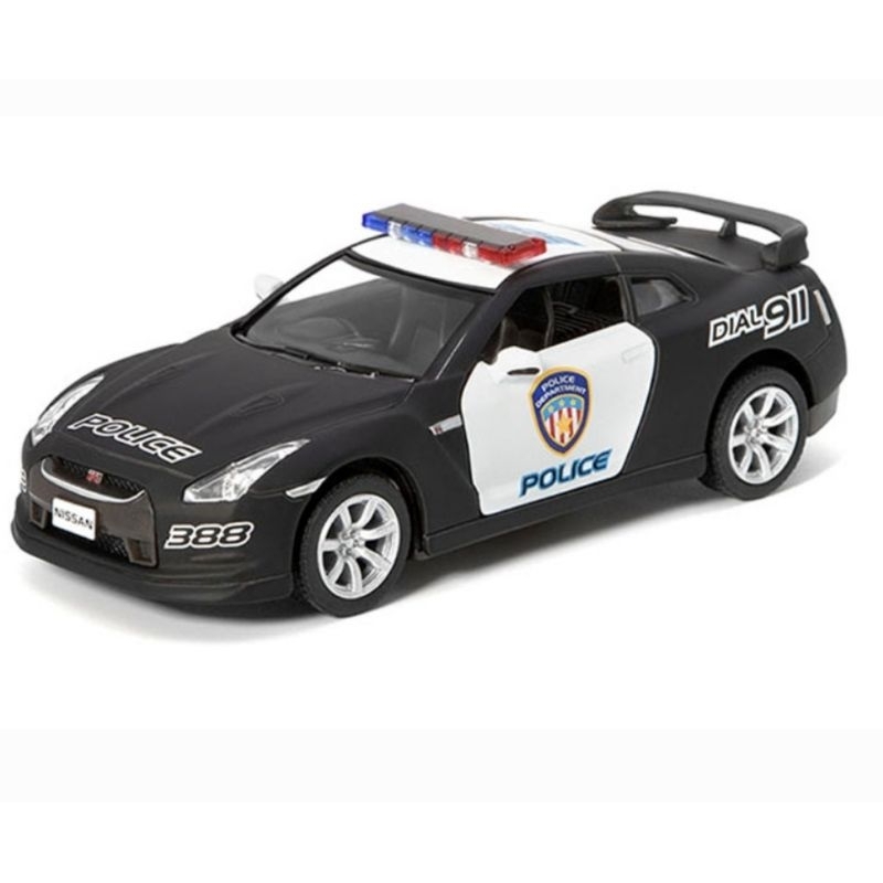 Kinsmart 2009 Nissan GT-R R35 (Police) | Shopee Philippines