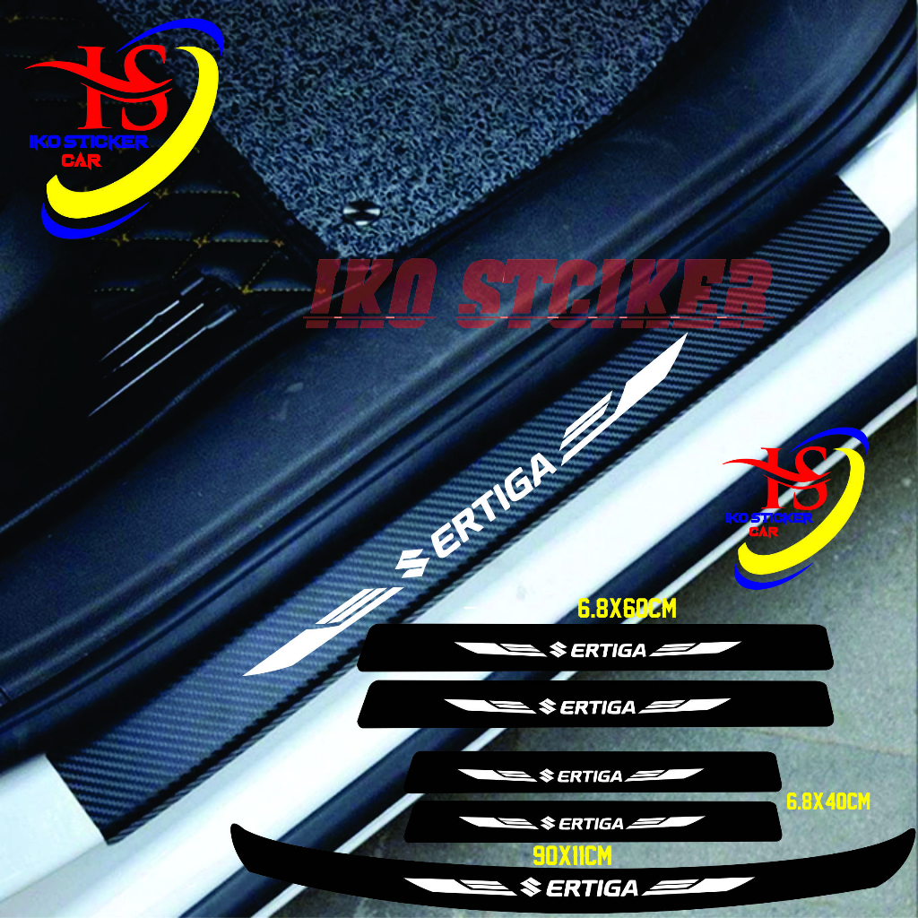 Is stciker Carbon 3d sill Carbon sctiker Car Door sill suzuki ertiga ...