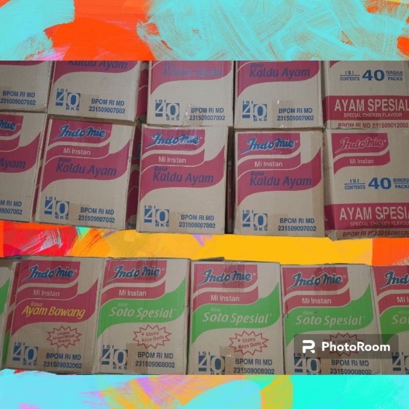 Indomie Instant Noodles 1 Box Contains 40 Packs FREE BUBLE WRAP (A ...