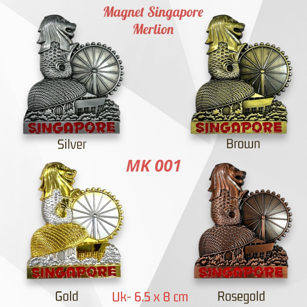 Merlion Refrigerator Magnet Souvenir / Singapore Souvenir / Singapore ...