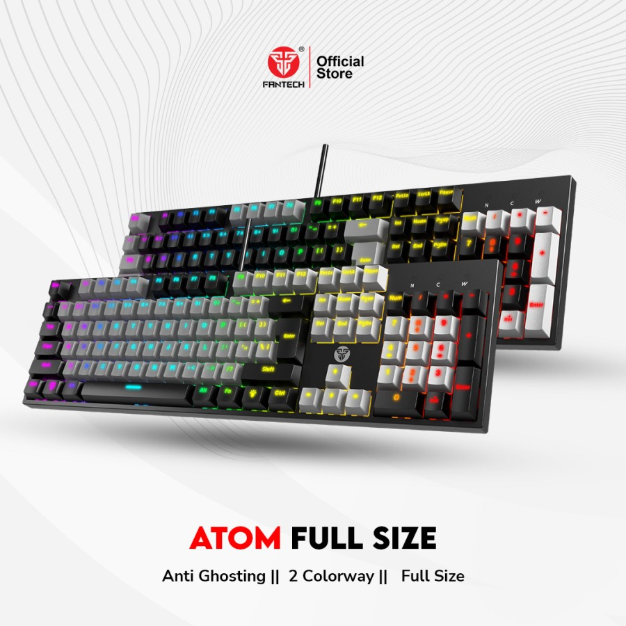 Fantech ATOM MK886 Mechanical RGB Full Size Gaming Keyboard | Shopee ...