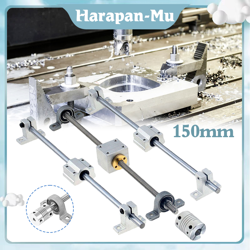 Linear Guide T8 Dual Lead Support 150 Linear Rail Support Guide Set ...