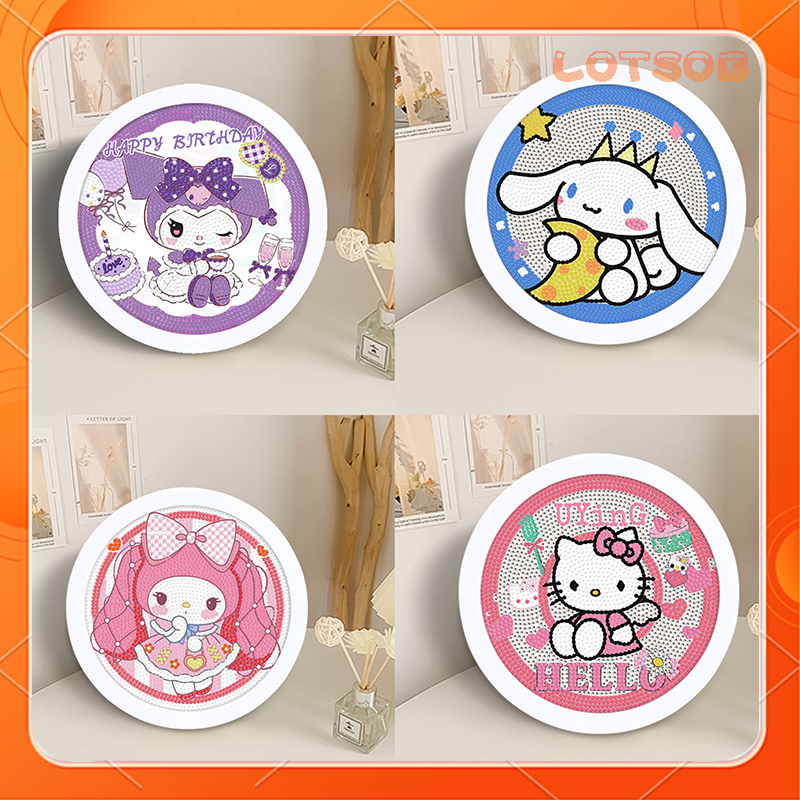 Sanrio Cinnamoroll Round frame Diamondpainting complete set diy + Photo ...