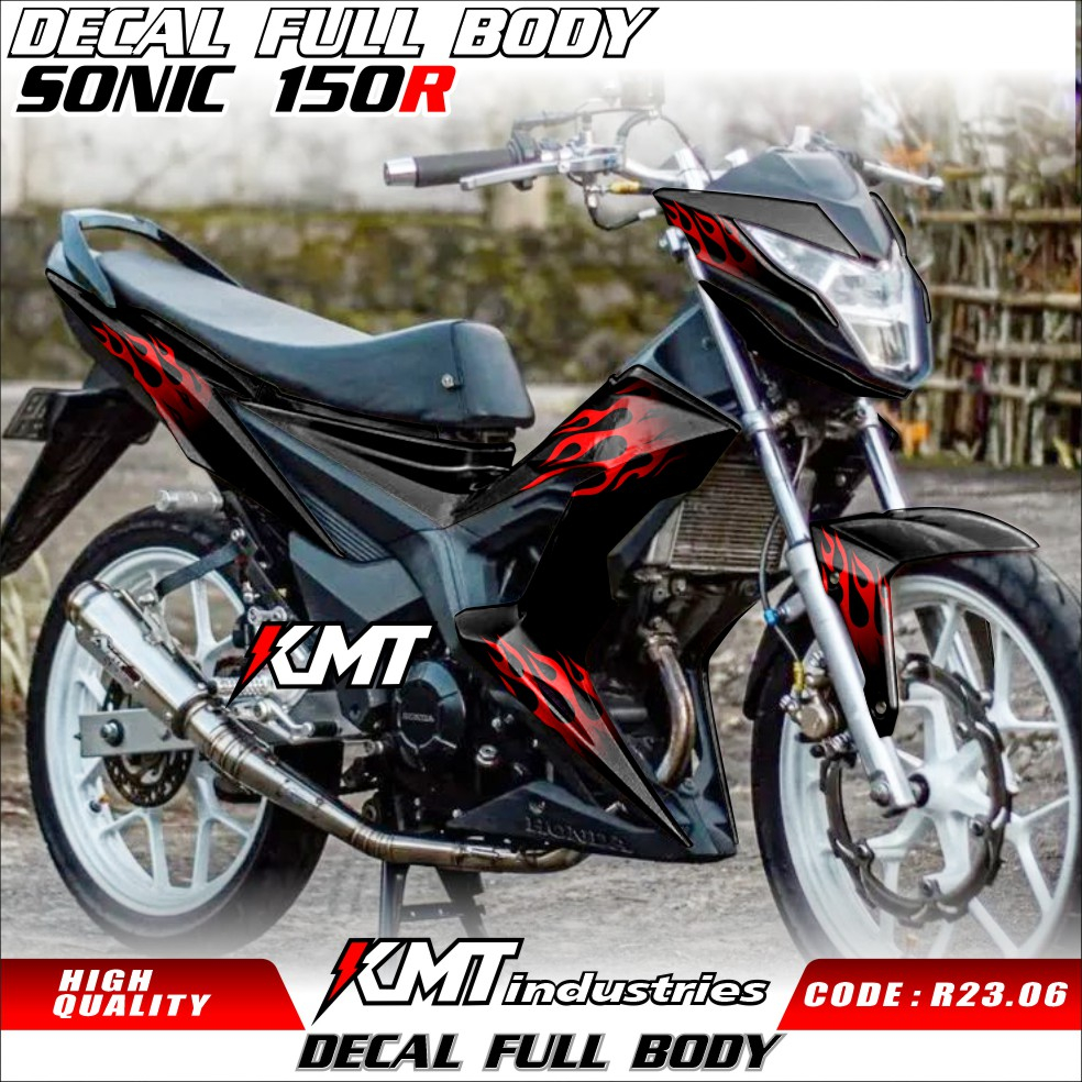 Honda Sonic 150R Fullbody Variation Decal Sticker Latest hot whels fire ...