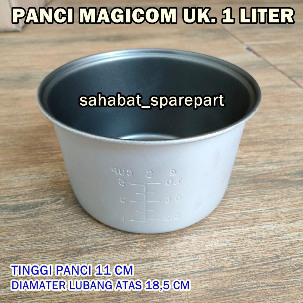 General MAGICOM POT CAPACITY 1 LITER 11 CM HIGH | Shopee Philippines