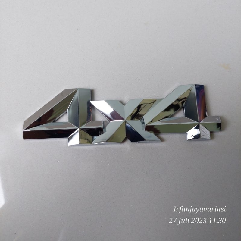 Large Size 4x4 Chrome Car Emblem Logo | Shopee Philippines