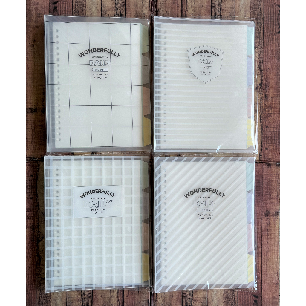 Wengu Wonderfully Daily Binder Folder B0217 A5 B5 - Binder Note Plus ...
