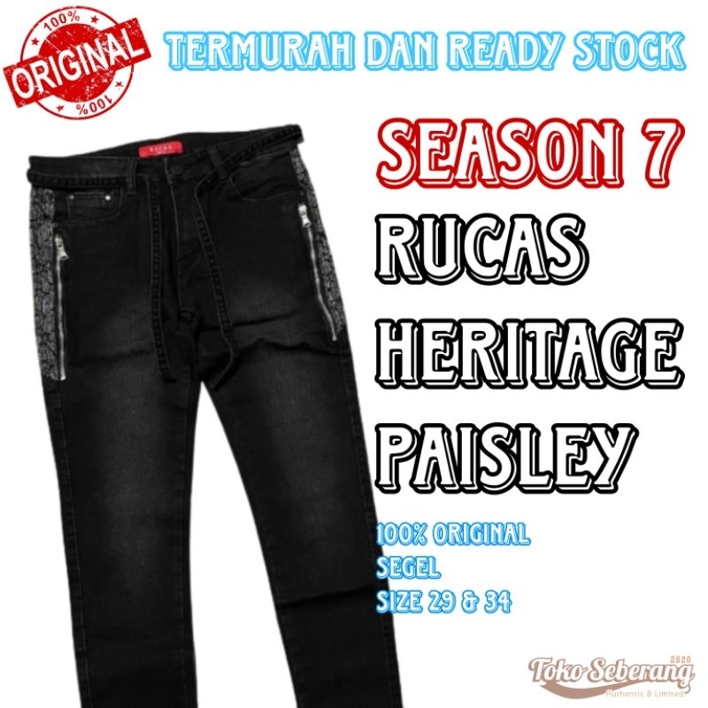 Rucas SEASON 7 - Rucas Heritage Paisley - Rucas Pacific Blue | Shopee ...