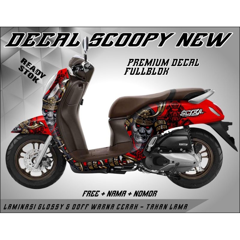 Honda scopy new 2022 full body decal sticker, latest full body striping ...