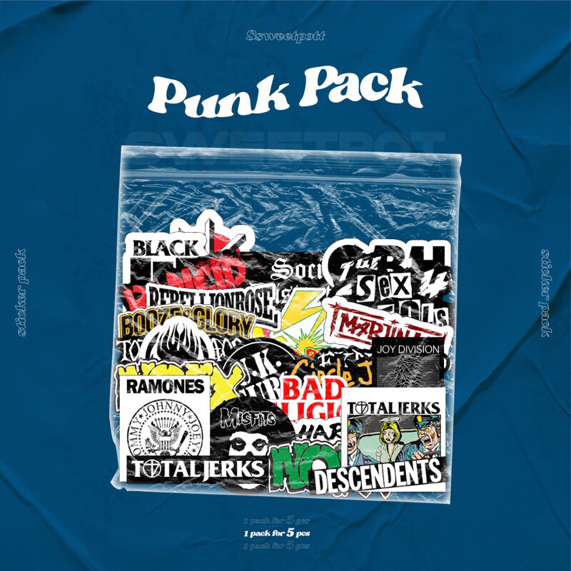 STICKER PACK [PUNK EDITION] / CAR STICKER / HELMET STICKER / AESTHETIC ...