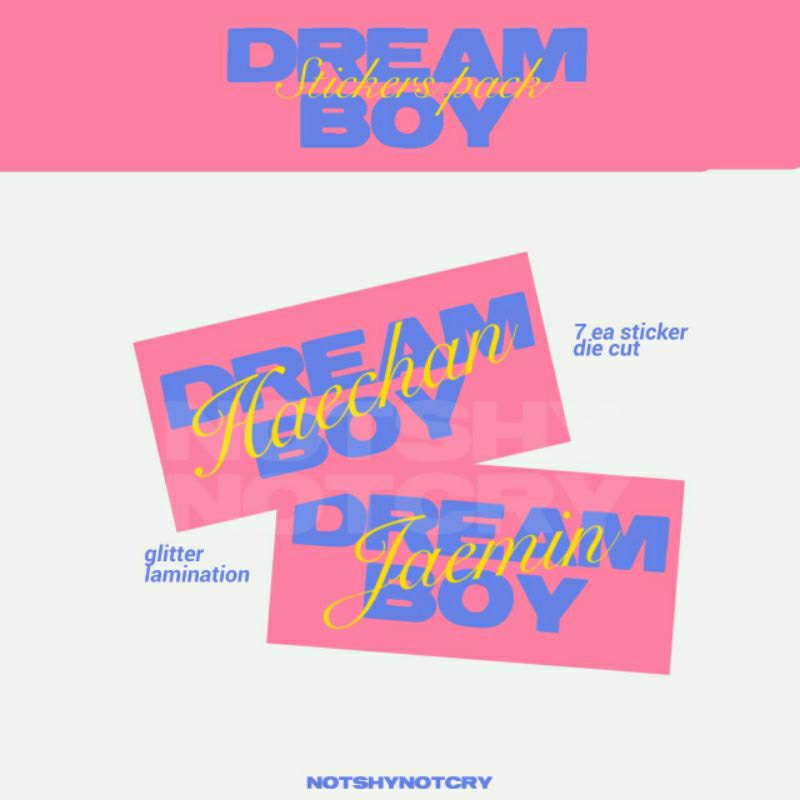 Dream boy sticker pack | Shopee Philippines