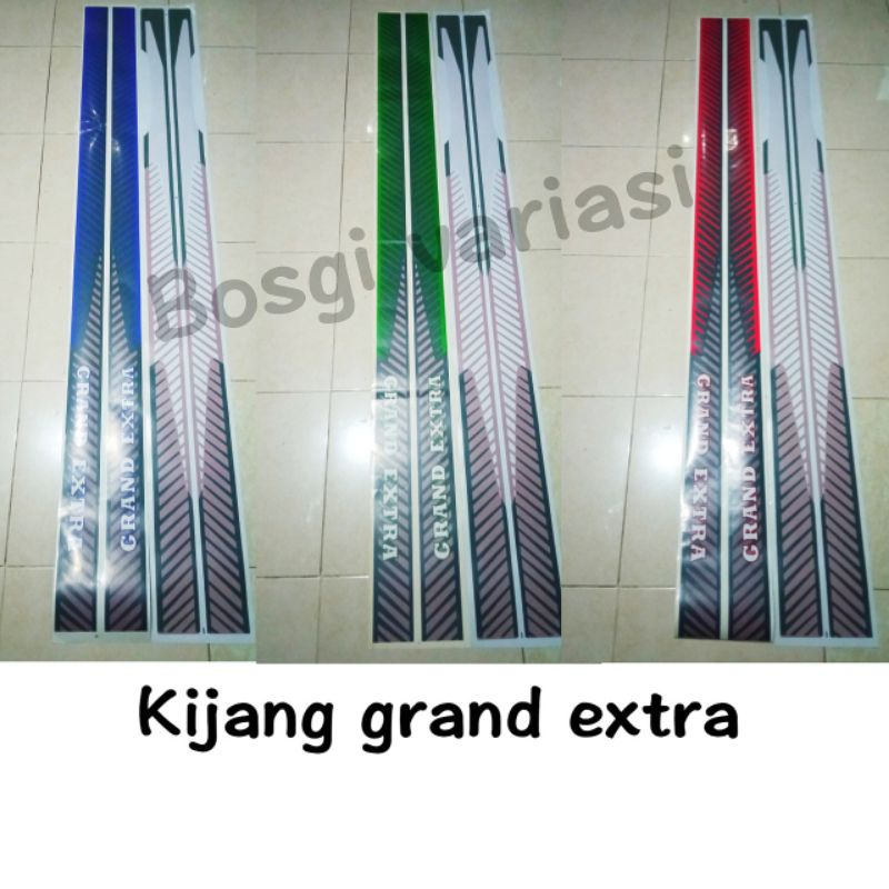 Kijang grand extra 1.5 long sticker / kijang grand extra long sticker ...
