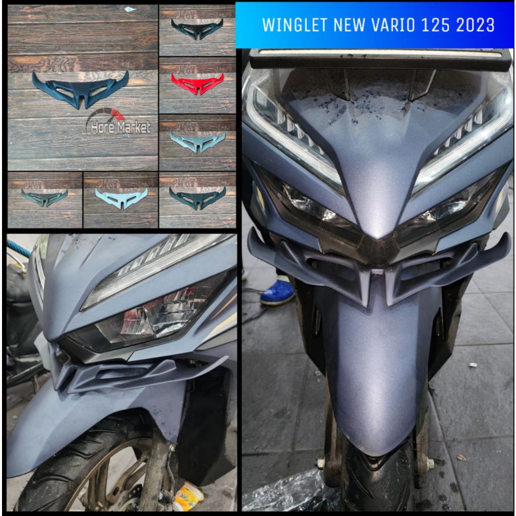 Winglet Click 125 NEW CBS KEYLESS 2022 2023 Motorcycle Variation ...