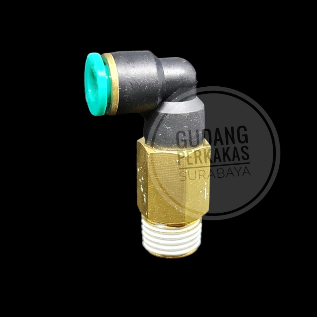 Extended MALE ELBOW FITTING 4mm PU Hose FITTING PU PNEUMATIC FITTING ...