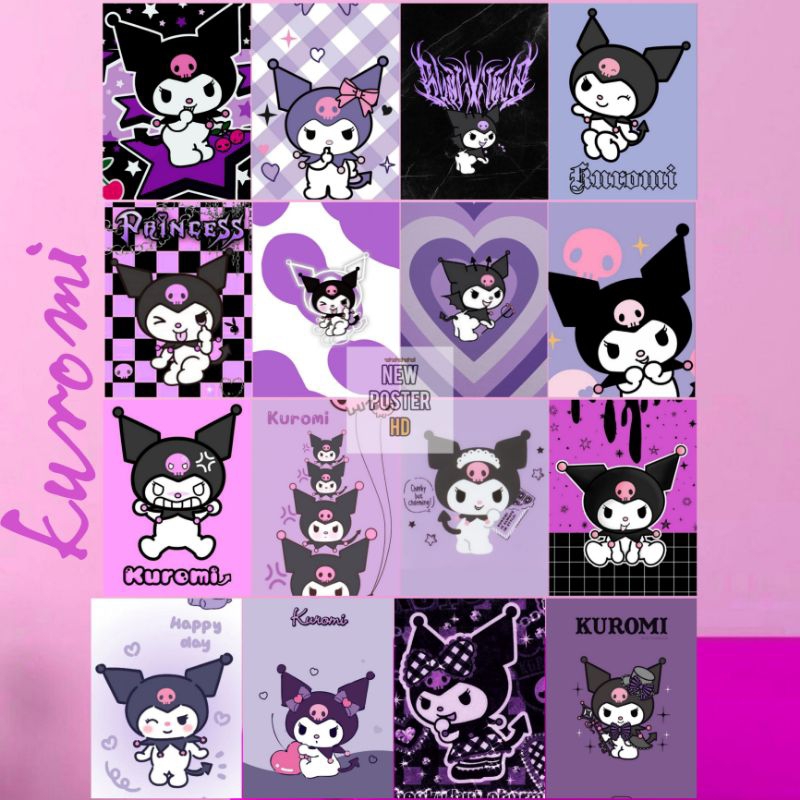 (16PCS) Kuromi Theme AESTHETIC Wall POSTER | Shopee Philippines