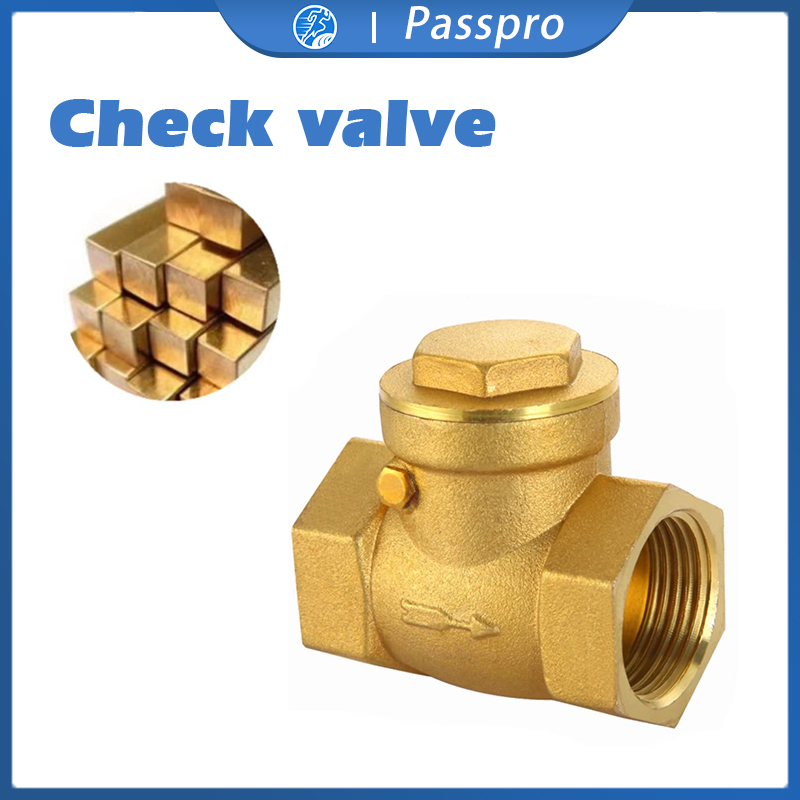 Brass Tabok Valve 1/2 3/4 1 Inch Check Valve Swing Check Valve | Shopee ...