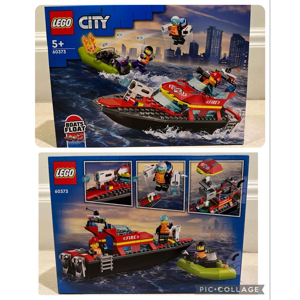 Lego City 60373 Fire Rescue Boat | Shopee Philippines
