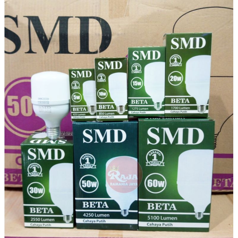 CAHAYA Quality LED Lights SMD/MYLED Beta Super Bright White Light SNI ...