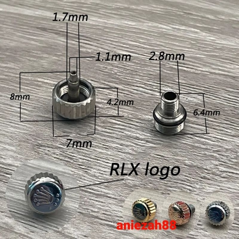 Rolex GMT Good Quality Watch Knob Crown | Shopee Philippines
