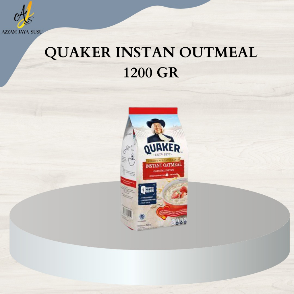Quaker Instant Oatmeal 1200 GR/Liquids Jaya Susu | Shopee Philippines