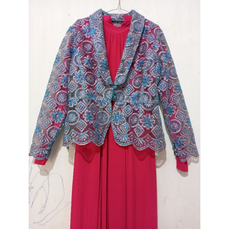 Brocade Robe Suit (outer And inner) | Shopee Philippines