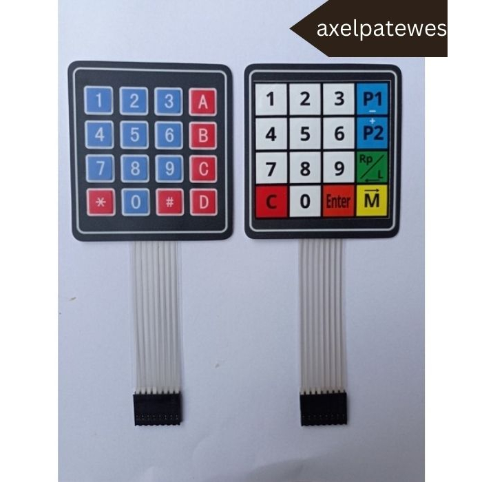 Mesin Tombol Membrane Keypad Button For Arduino 4x4 For Pertamina Pom