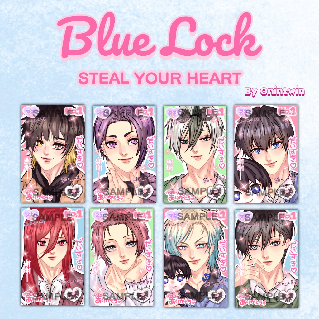 Blue LOCK photocard by onintwin/bluelock keychain | Shopee Philippines