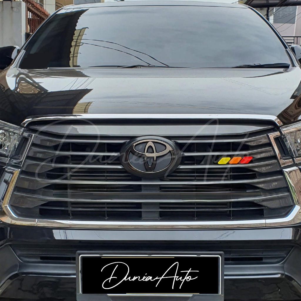 Toyota Innova Reborn Front Black Chrome Logo Emblem | Shopee Philippines