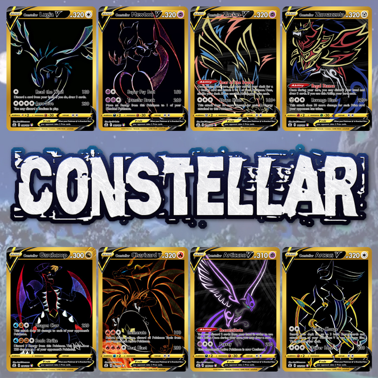 POKEMON TCG HOLOGRAM SPECIAL FULL ART CONSTELLAR CARD | Shopee Philippines