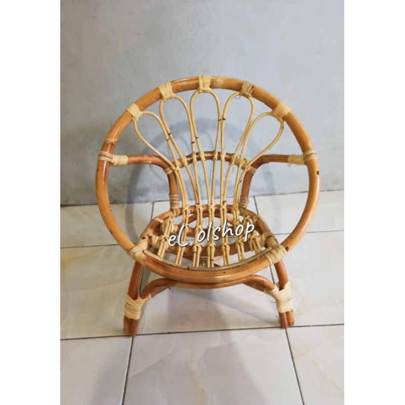 Mini Rattan Chair ece mini Chair Conch Chair | Shopee Philippines