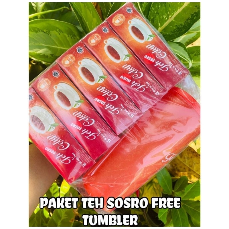 Sosro Tea Package + Tumblr | Shopee Philippines