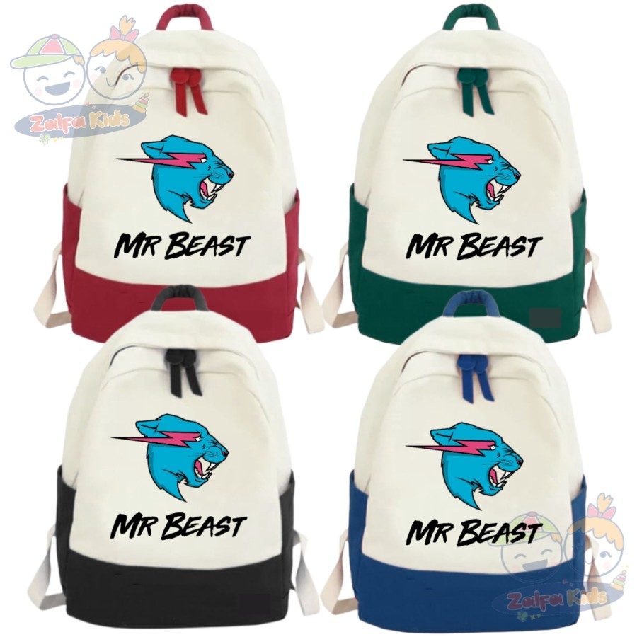 Mr BEAST YOUTUBER CHILDREN'S SCHOOL BACKPACK | Shopee Philippines