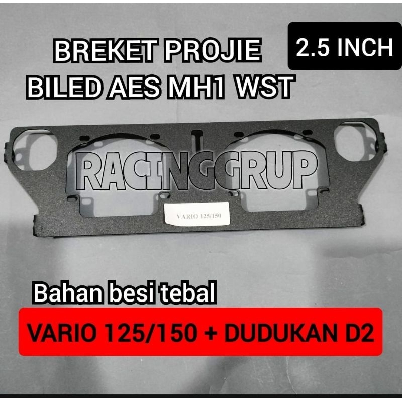 Brecket BRACKET Lamp Holder PROJIE BILED HID 2.5 Inch VARIO 150 VARIO 125/150+D2 | Shopee ...