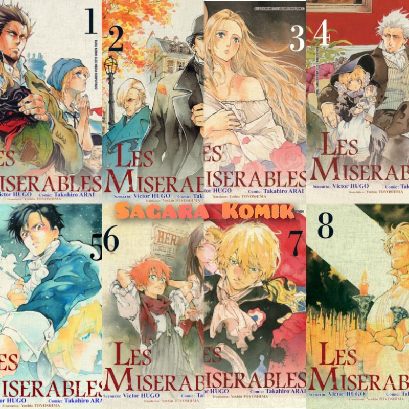 Les Miserables Comic 1 2 3 4 5 6 7 8 Complete | Shopee Philippines