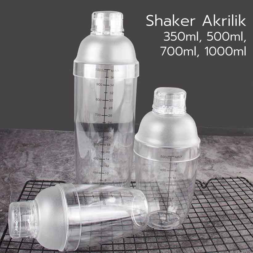 Transparent Plastic Shaker - Cocktail Shaker Acrylic Shaker Shaker ...