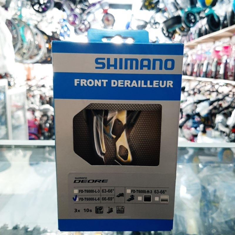 Shimano FD Deore T6000 3 speed Top swing low clamp triple T6000 3speed ...