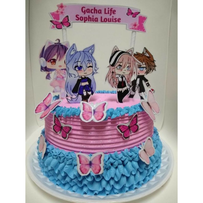 Cake Topper FREE NAME Gocha life theme | Shopee Philippines