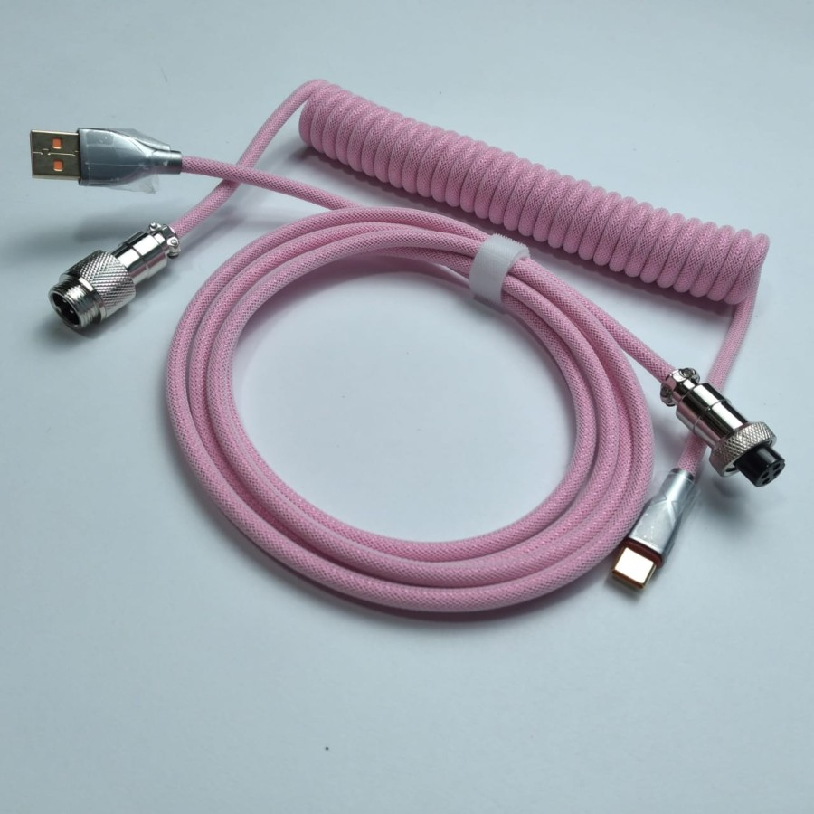 Coiled Cable Aviator Type C to USB/Mechanical Keyboard Coiled Cable ...