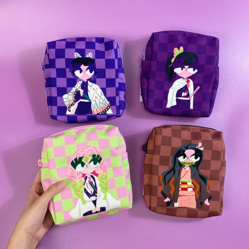 Demon Slayer Small Square Pouch by Alixos Fanart Kimetsu No Yaiba ...