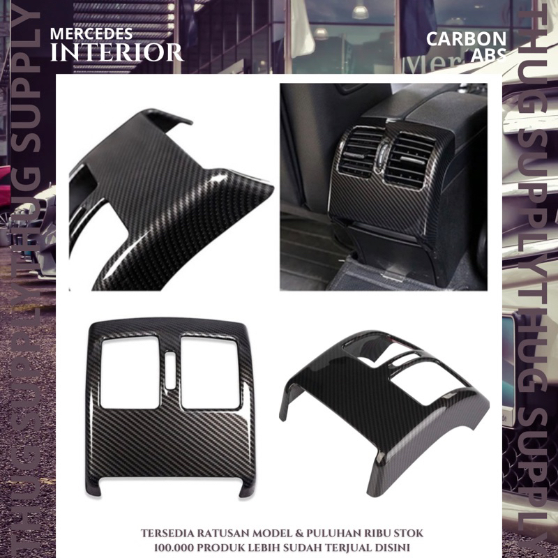 Cover AC W204 CARBON C CLASS TRIM INTERIOR PANEL CARBON Ventilation ...
