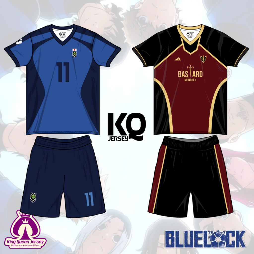 Kq Jersey futsal bola Blue Lock Eleven And Bastard Fullprint Adult ...