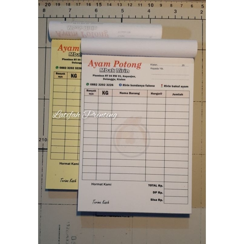 Kilo notes/Chicken Notes/Vegetable Notes/Custom Notes | Shopee Philippines