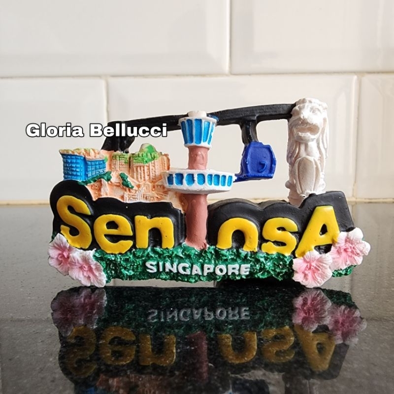 Souvenirs from singapore merlion centosa refrigerator magnets | Shopee ...