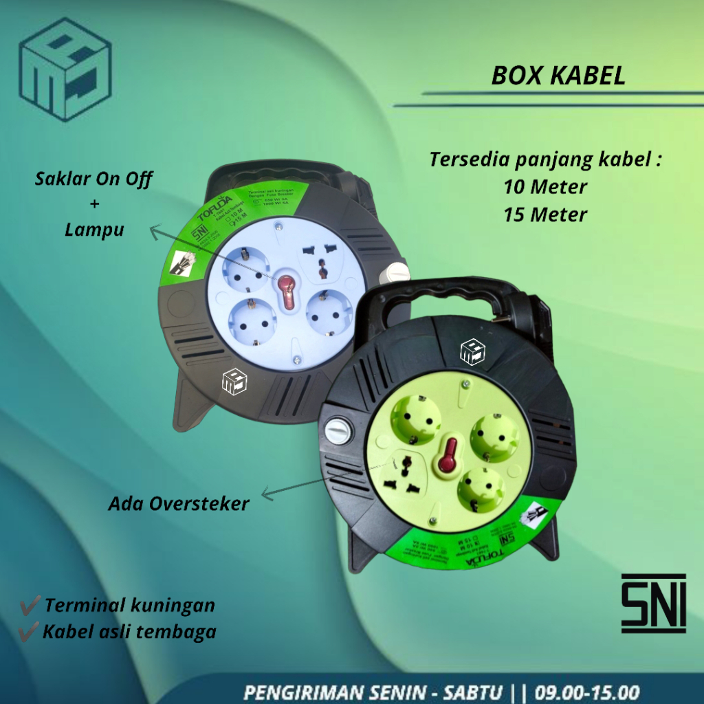 Cable Socket Roll 10 Meters 15 Meters SNI 4 Holes | Shopee Philippines