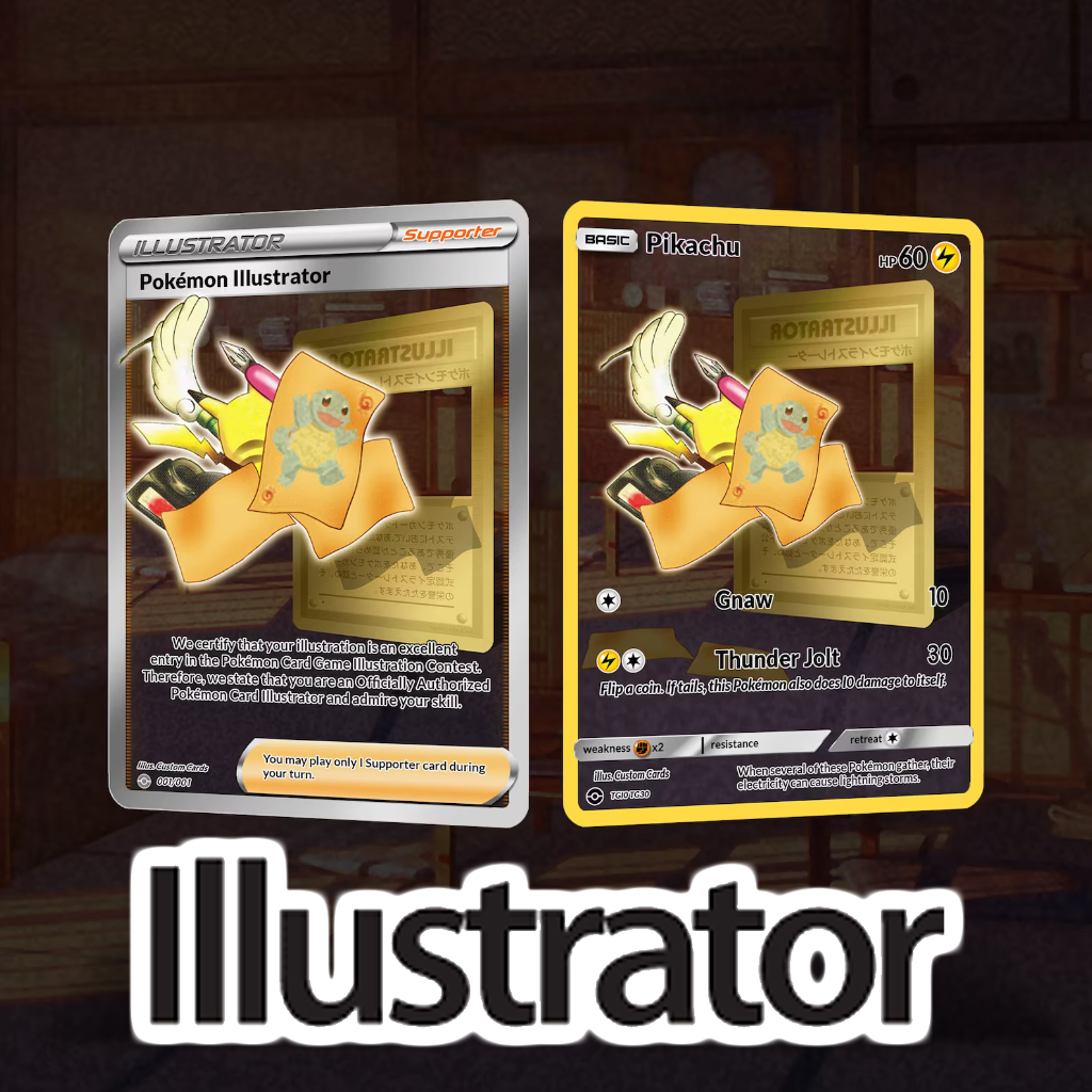 POKEMON TCG HOLOGRAM CARD SPECIAL ILLUSTRATOR PIKACHU | Shopee Philippines
